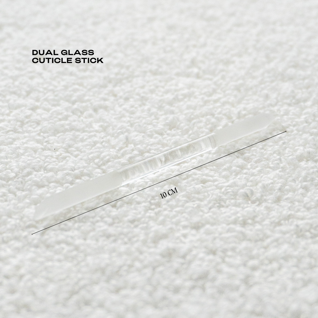 Dual Glass Cuticle Manicure Stick (Clear) – By Me and Crew