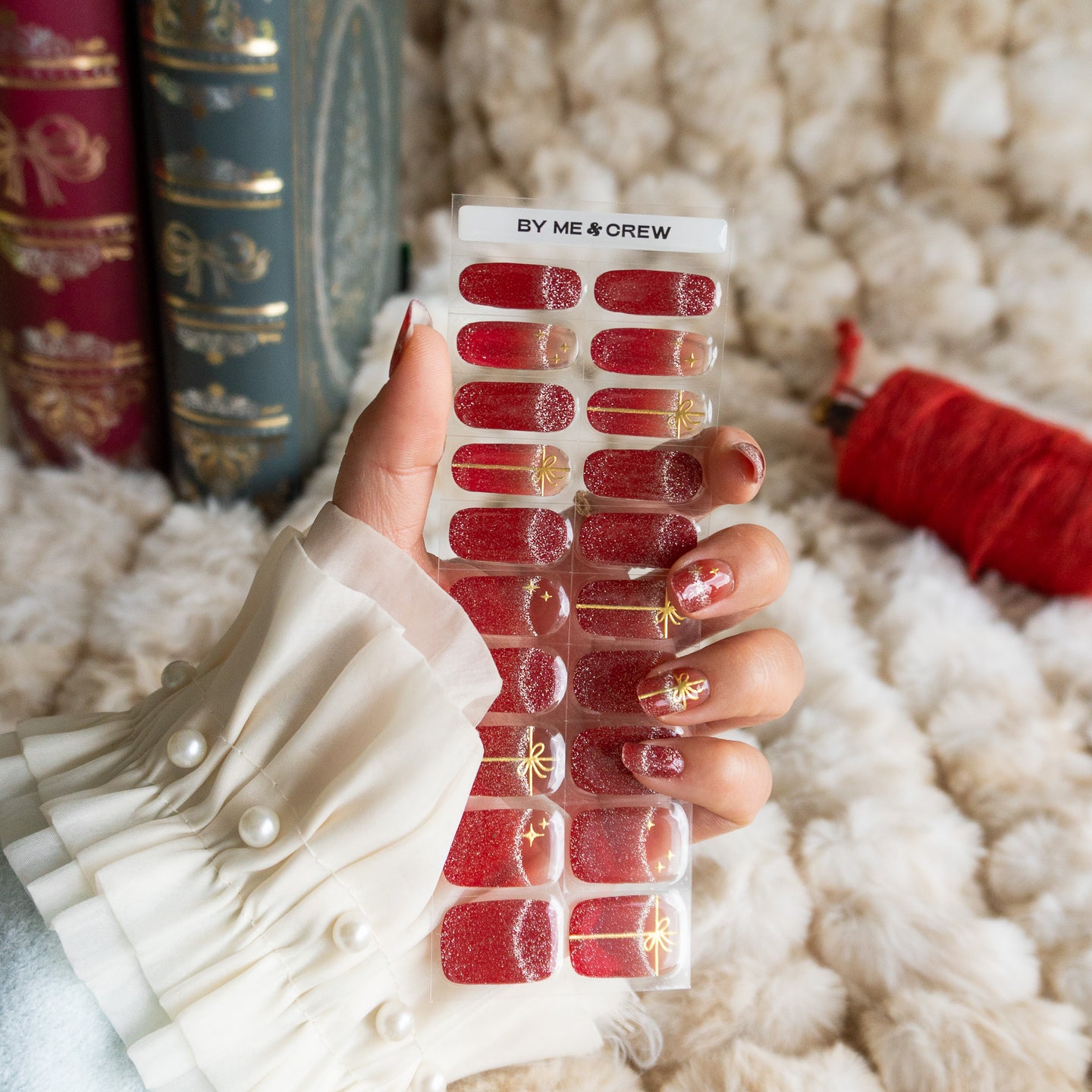 Blooming French Tip DIY Semi Cured Gel Nail Stickers | By Me and Crew ...